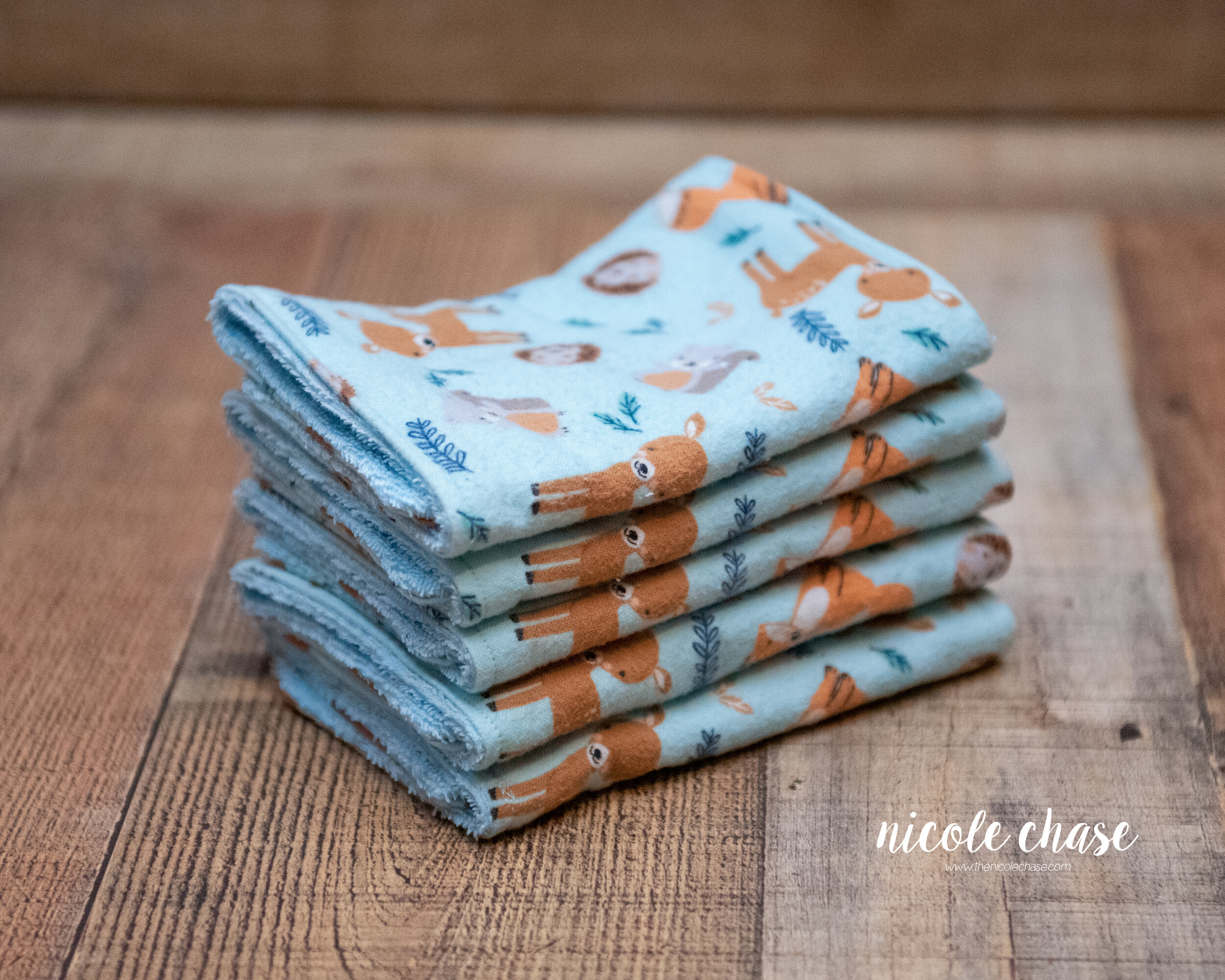 Beginner Burp Cloths - Sewing Tutorial — Nicole Chase: Free Crochet ...