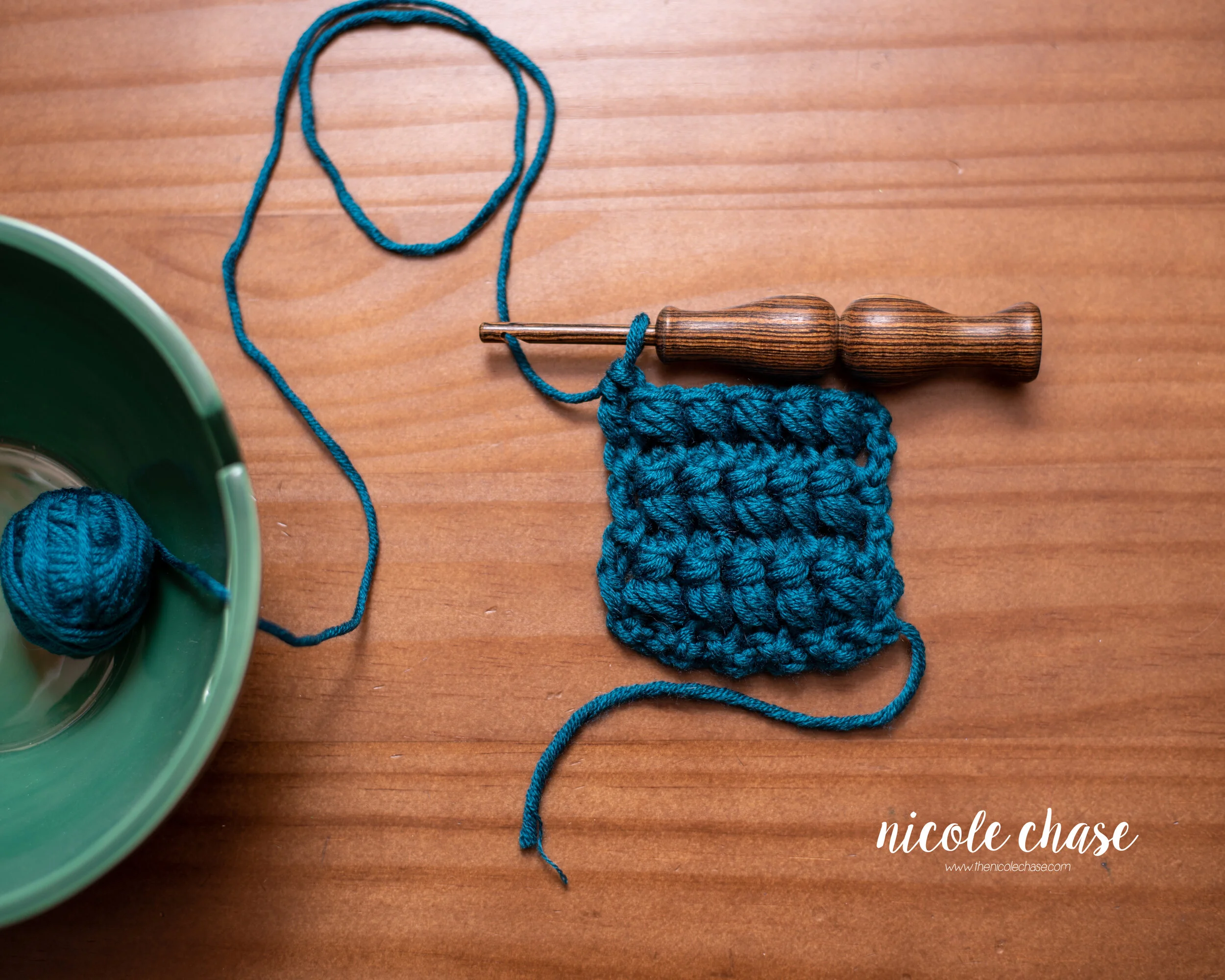 Crisscross Puff Stitch - Stitch Tutorial — Nicole Chase