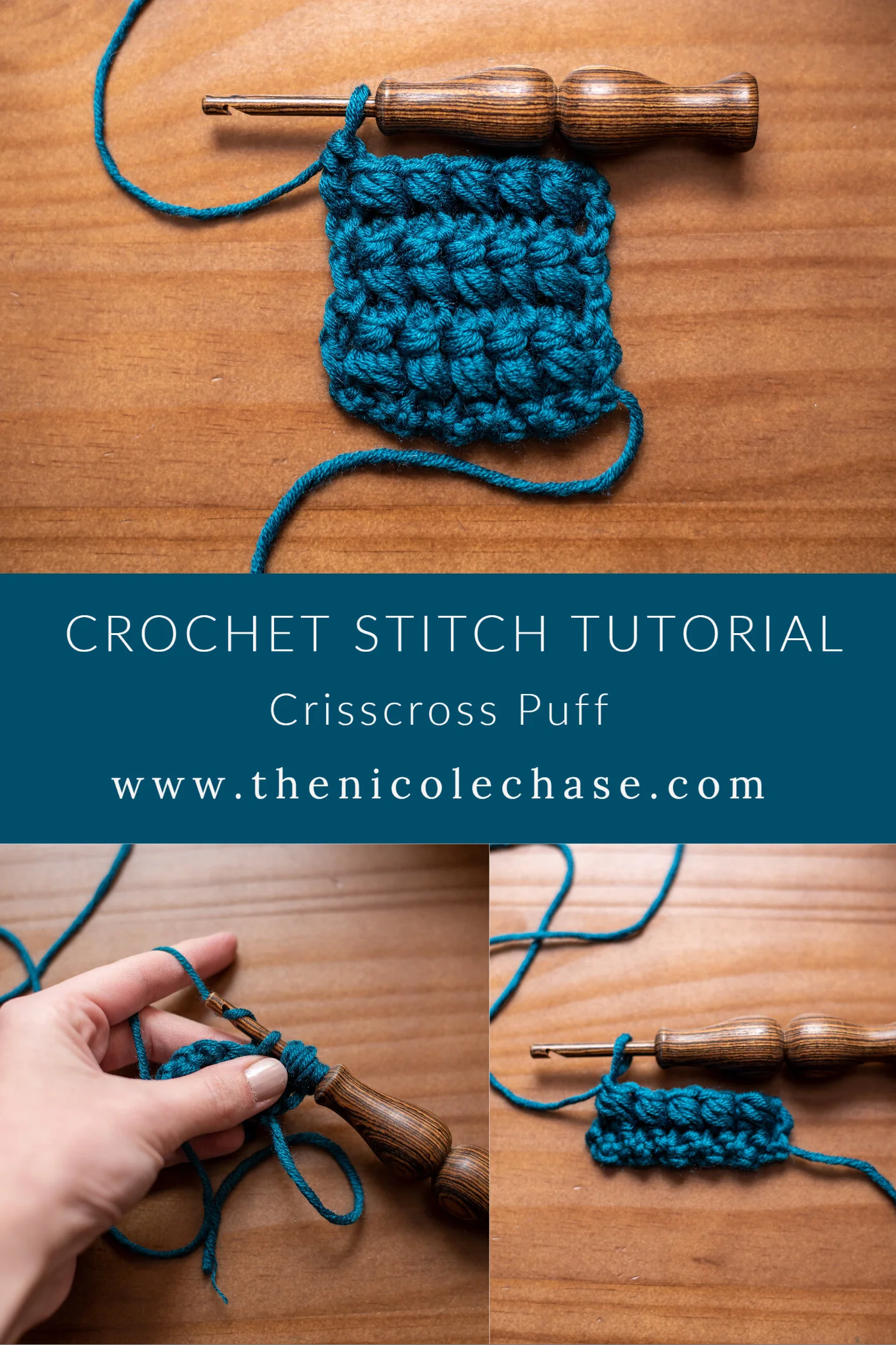 Crisscross Puff Stitch - Stitch Tutorial — Nicole Chase