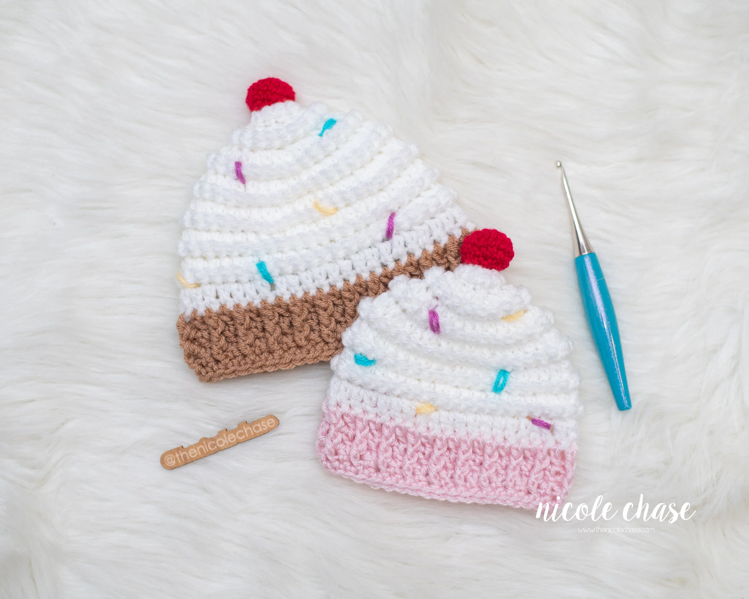 Sweet Cupcake Hat - Free Crochet Pattern — Nicole Chase