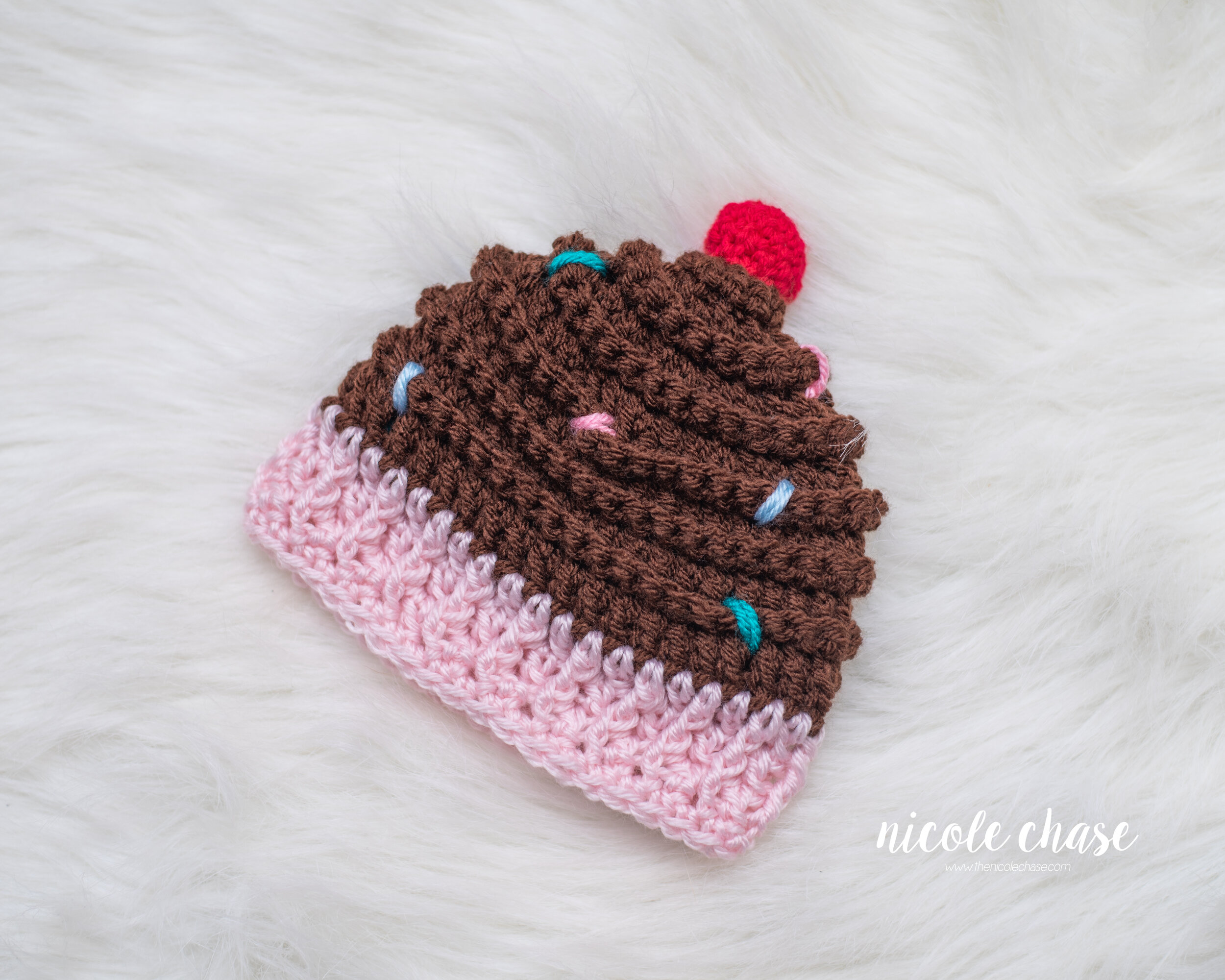 Sweet Cupcake Hat - Free Crochet Pattern — Nicole Chase