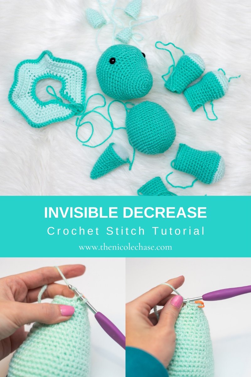 Invisible Decrease - Stitch Tutorial — Nicole Chase: Free Crochet Patterns for Beginners and Up