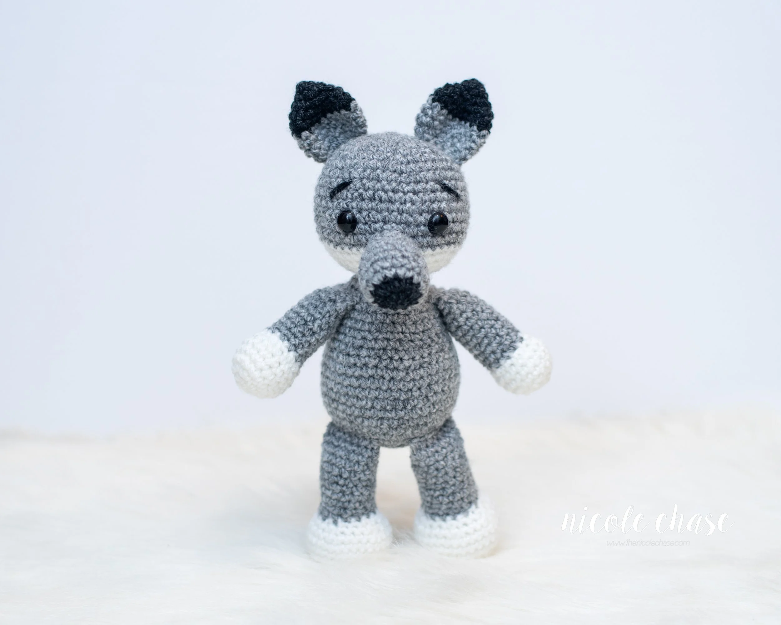 Walter the Wolf - Free Crochet Pattern — Nicole Chase: Free Crochet ...