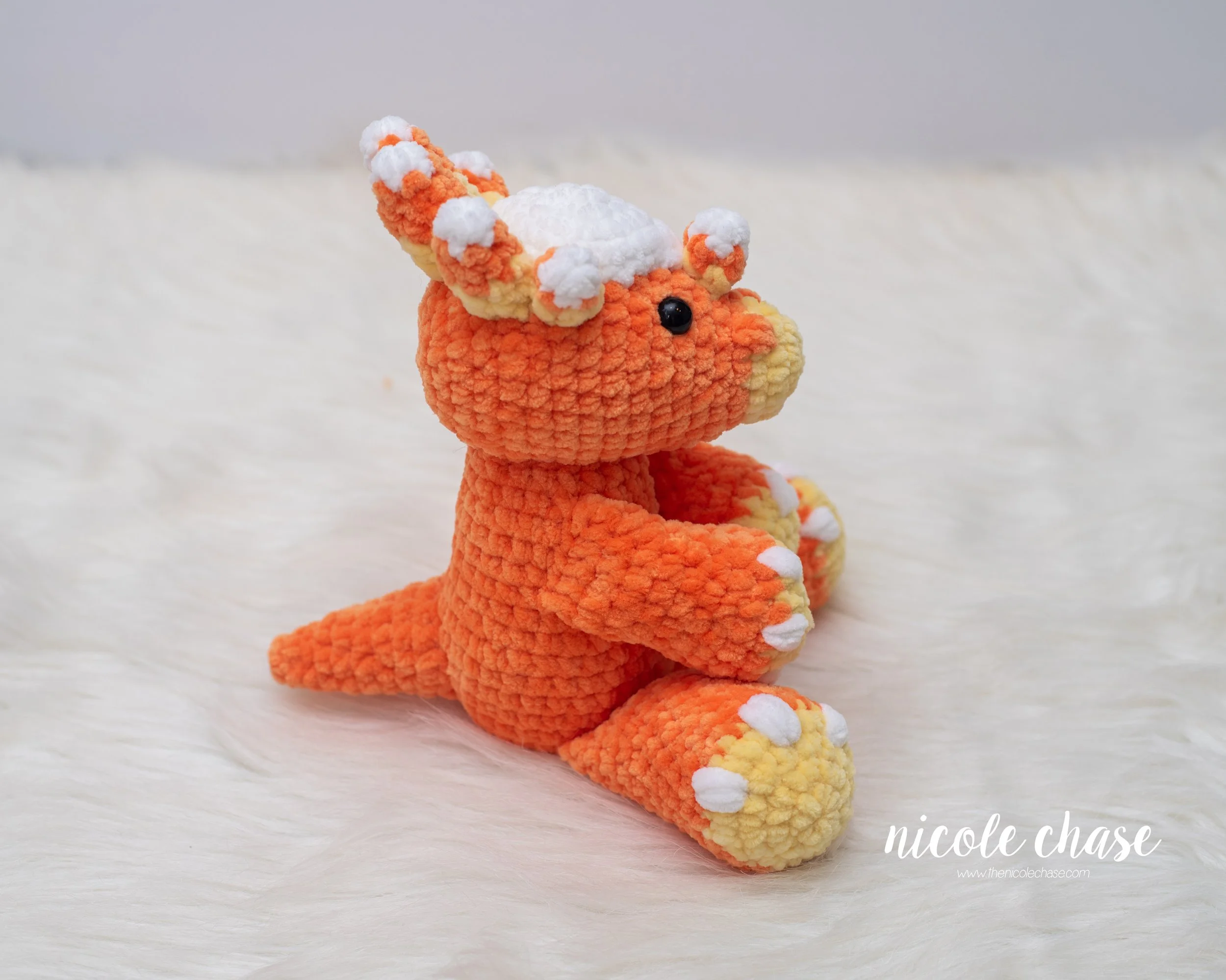 Candy Corn Dinosaurs - Free Pattern Modifications — Nicole Chase: Free ...