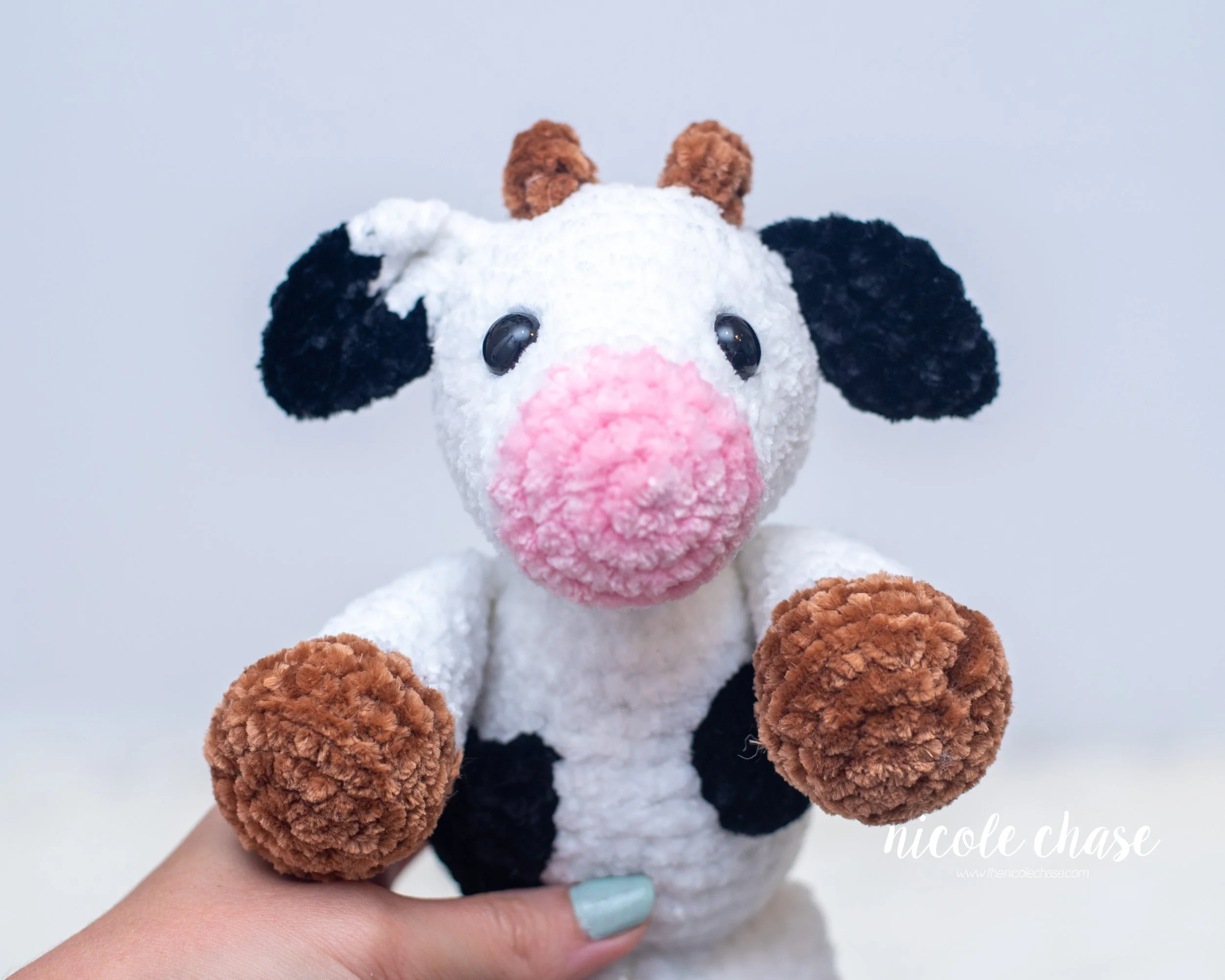 Memphis the Moo-Cow - Free Crochet Pattern — Nicole Chase: Free Crochet ...