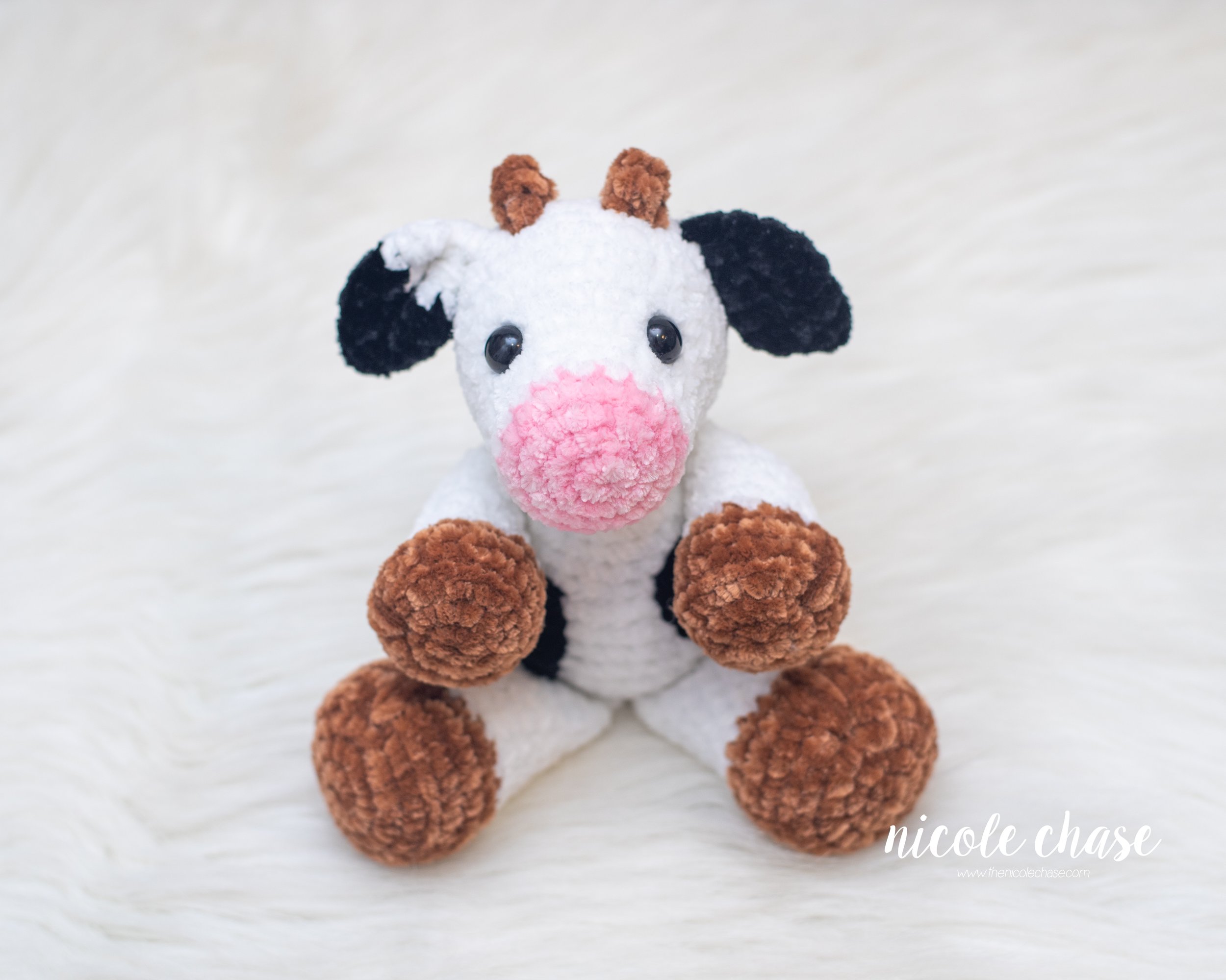 Memphis the Moo-Cow - Free Crochet Pattern — Nicole Chase: Free Crochet ...