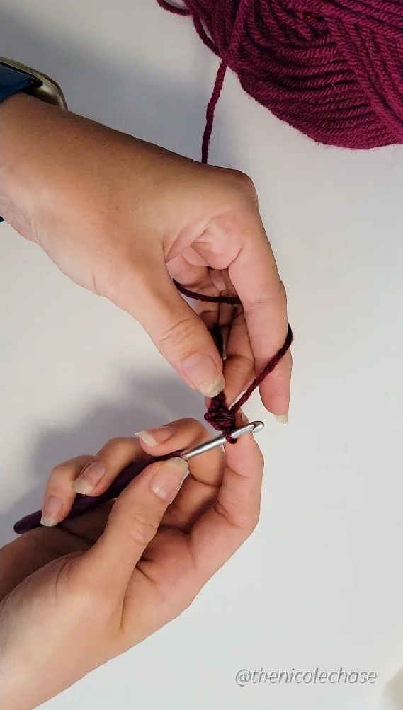Foundation Single Crochet - Crochet Stitch Tutorial — Nicole Chase ...