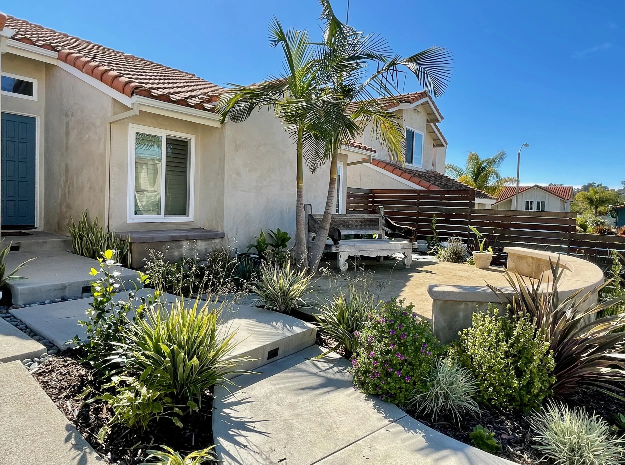 Encinitas Lawn Removal Rebate & Front-yard Upgrade — LLD Landscape