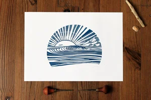 Antipode Bird - Linogravure & Illustrations