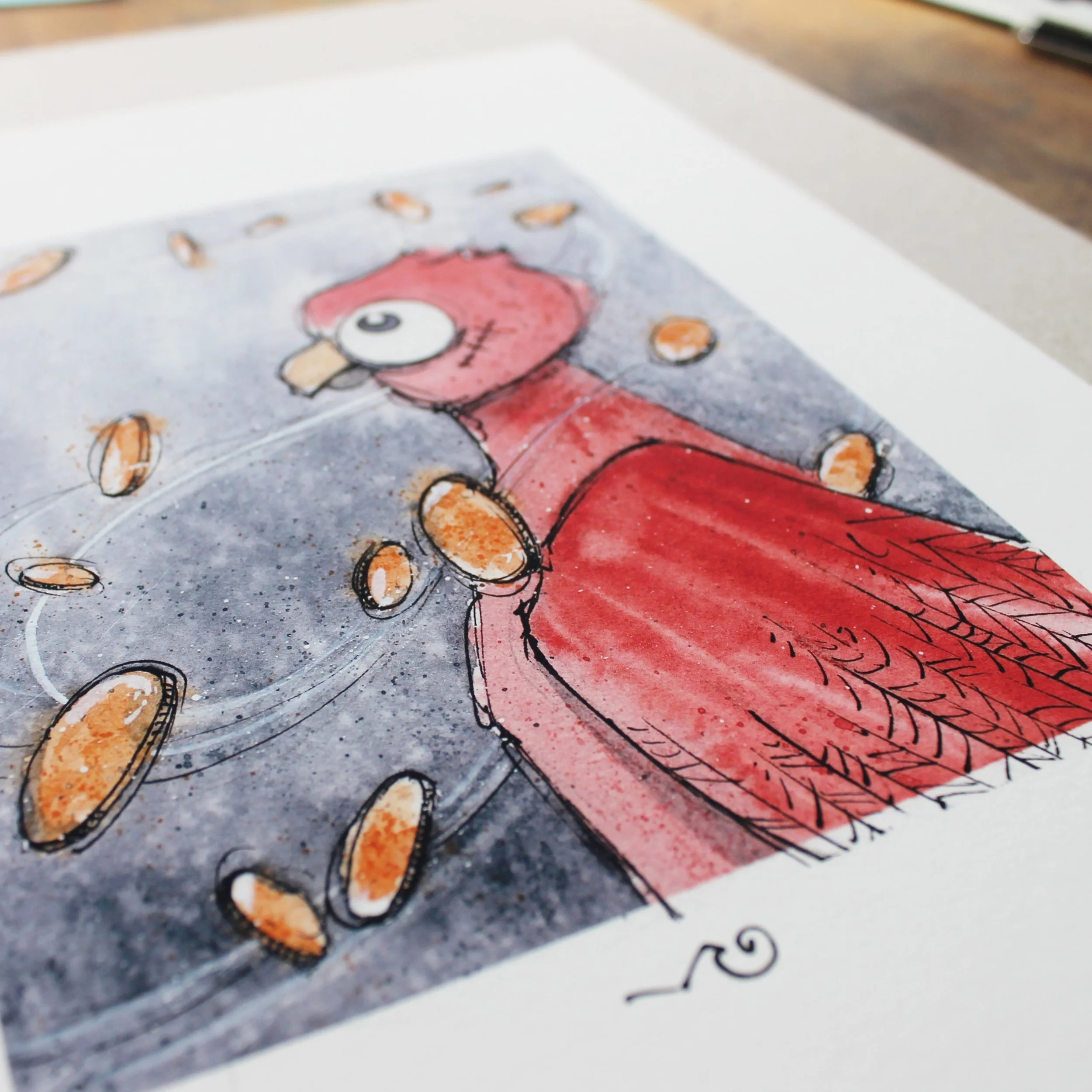 Captain Flint - Art Print — Antipode Bird