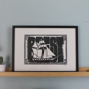 Antipode Bird - Linogravure & Illustrations