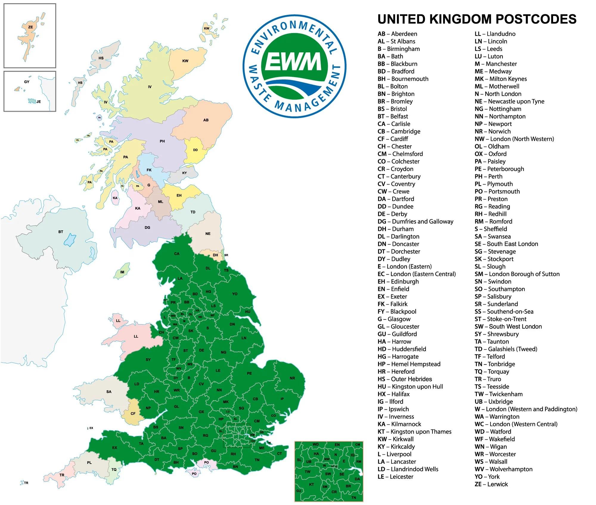 Map — Environmental Waste Management Ltd