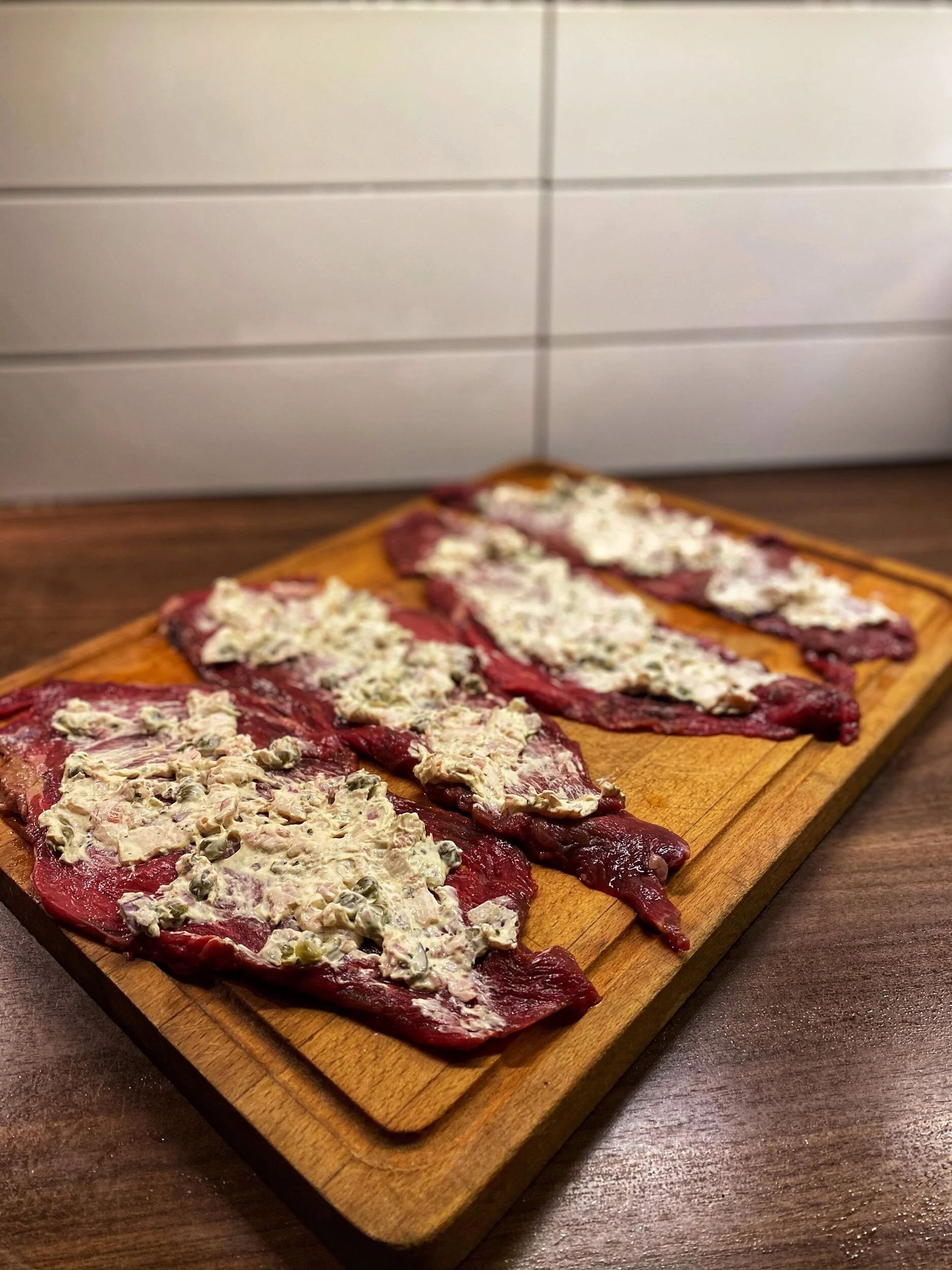 Färskostfyllda oxrullader med murkelsås — Mat & Pyssel Bloggen