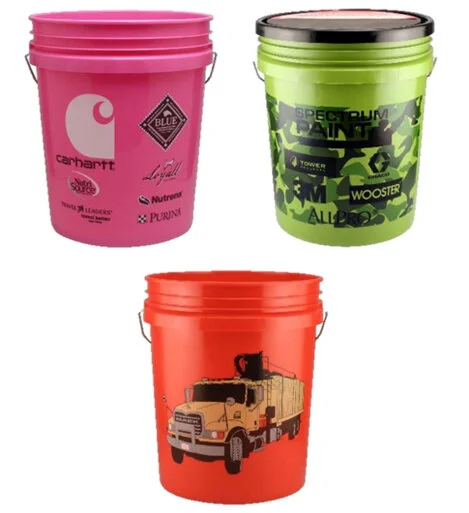 Custom 5 Gallon Buckets — Leaktite