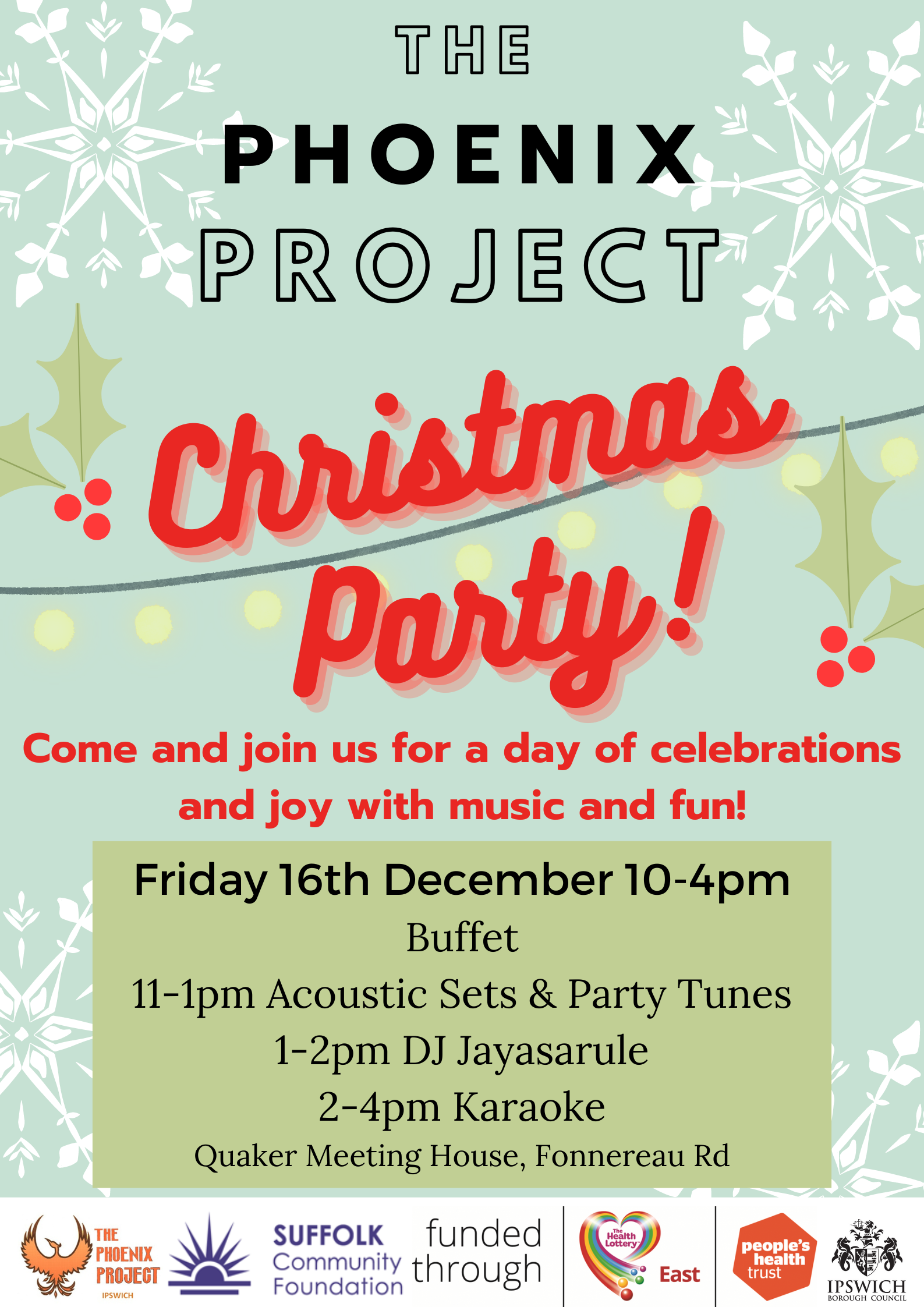 Christmas Party! — Phoenix Project Ipswich