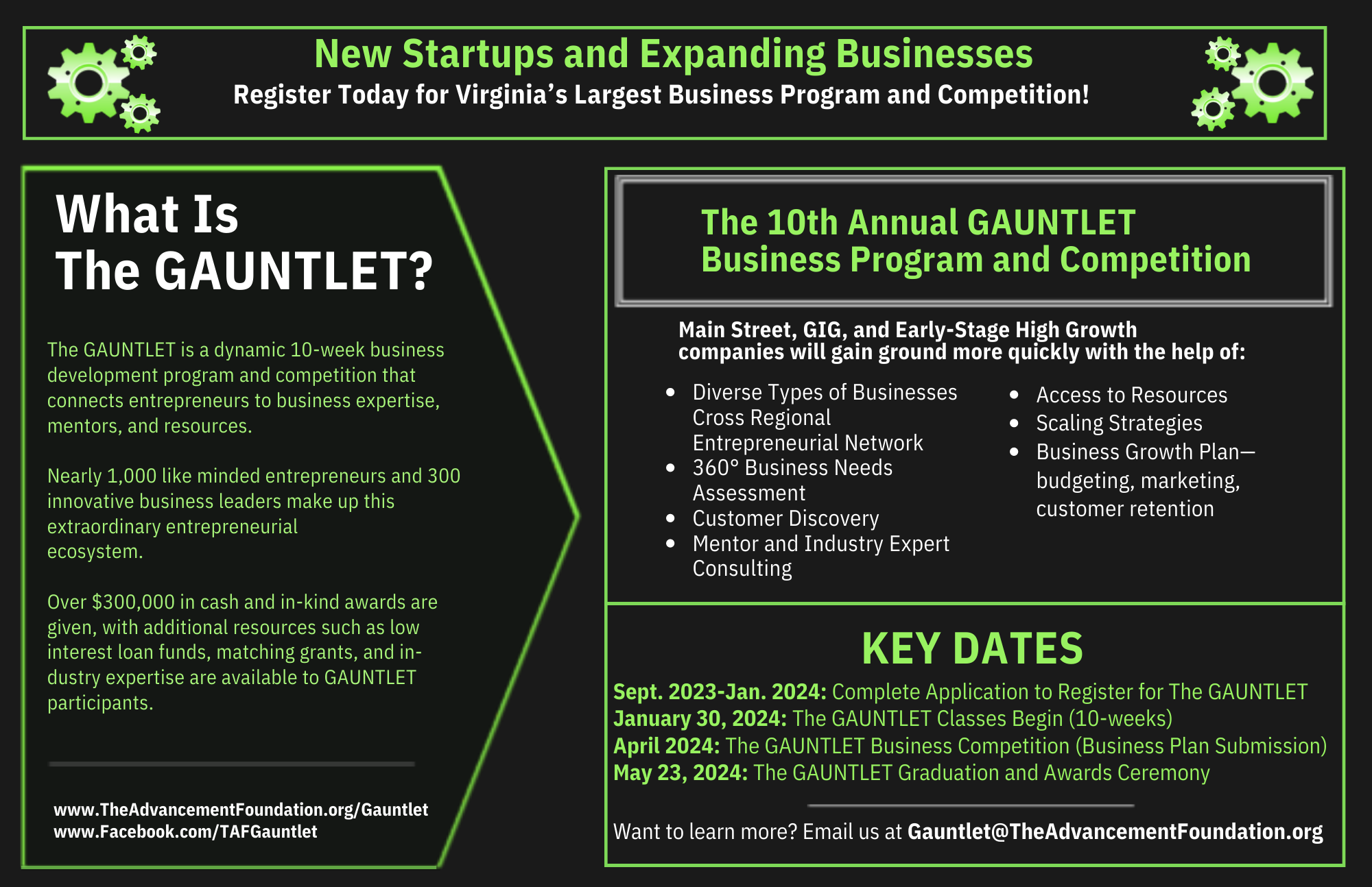 The Gauntlet — The Advancement Foundation