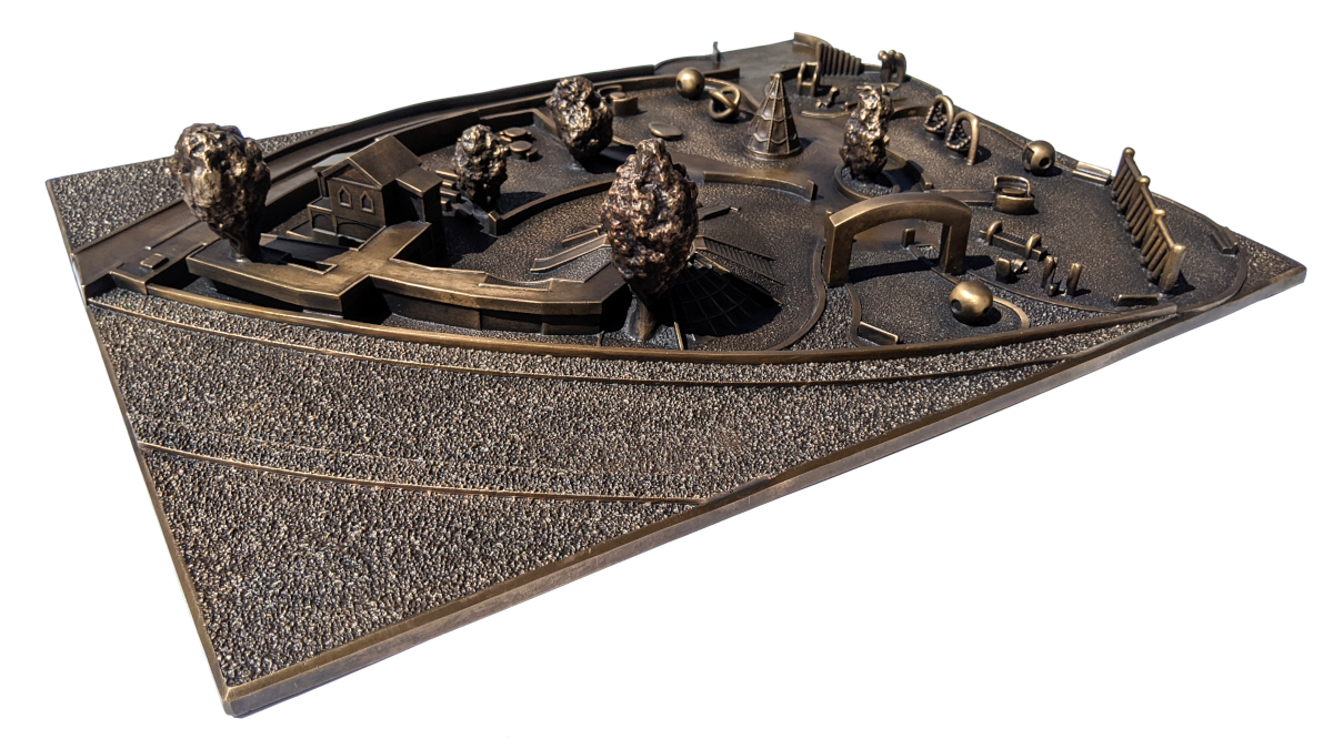 BRONZE TACTILE MAP:PALO ALTO PLAYGROUND — CONCEPT REALIZATIONS