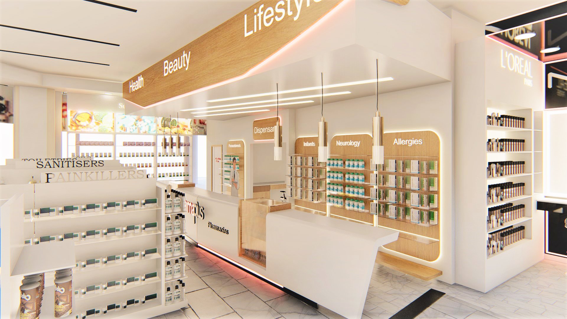 Pharmaplus Imaara Mall | IN 5 Architects