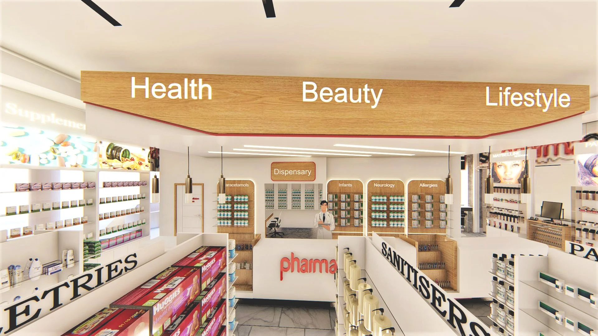 Pharmaplus Imaara Mall | IN 5 Architects