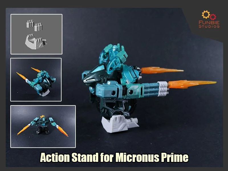 Action Stand for Micronus Prime | Funbie Studios