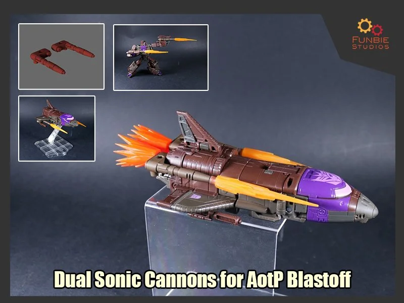 Dual Sonic Cannons for AotP Blastoff | Funbie Studios