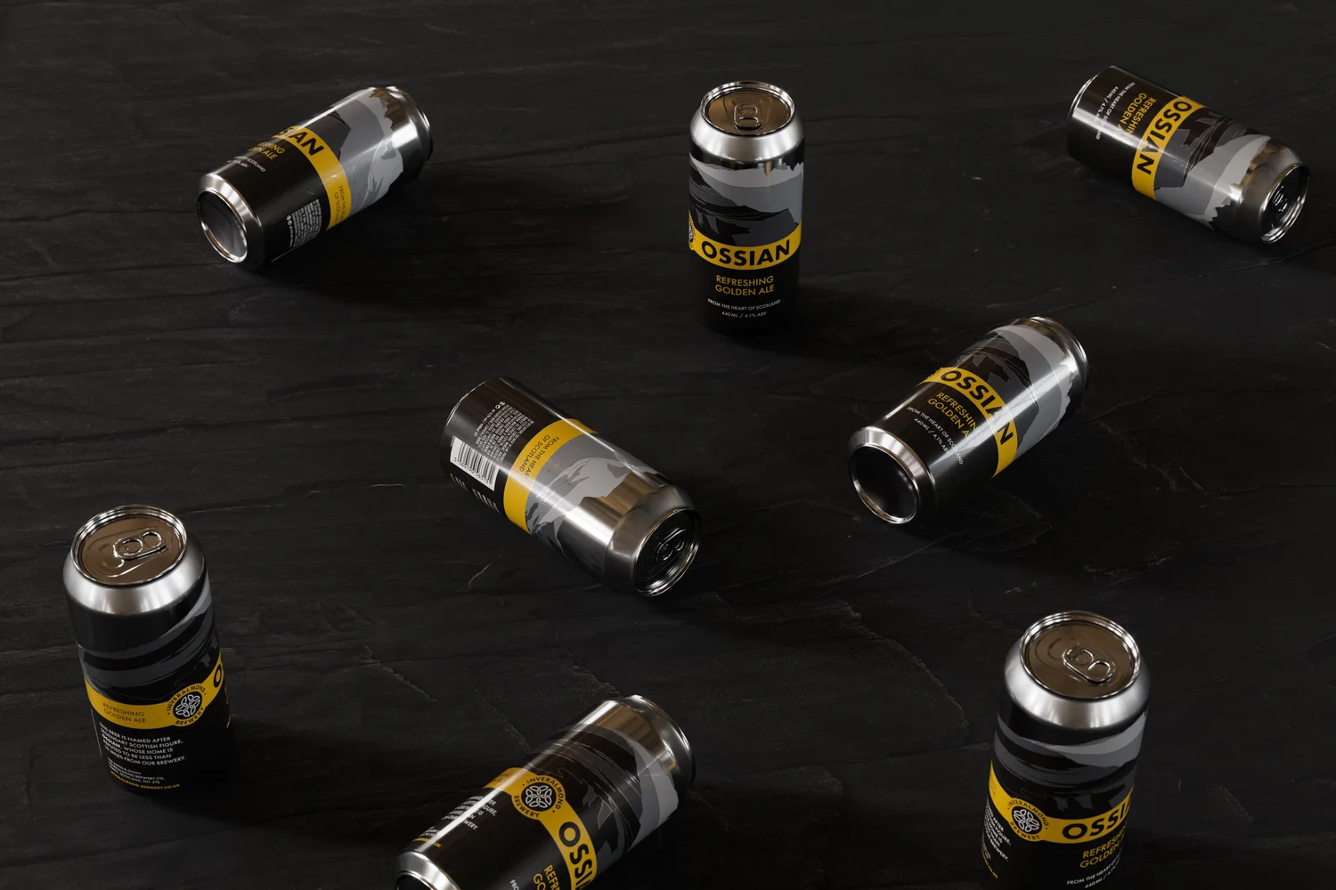 Ossian Shelf-pack: Scotlands number one golden ale now in cans ...