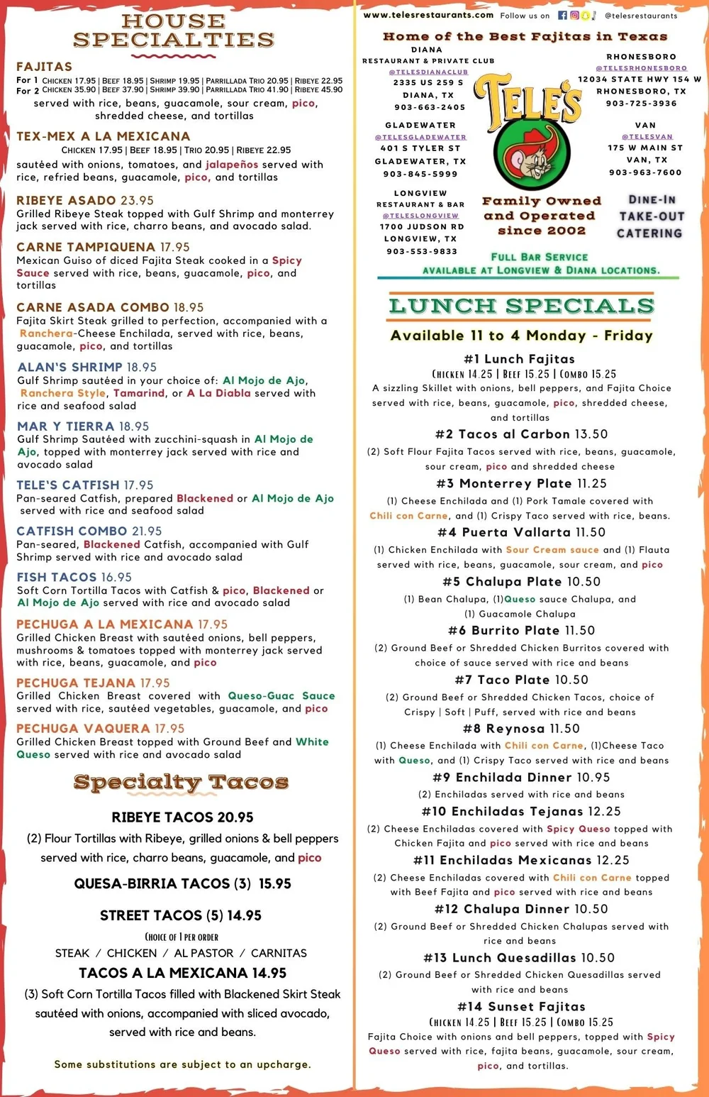 Tele’s Restaurants