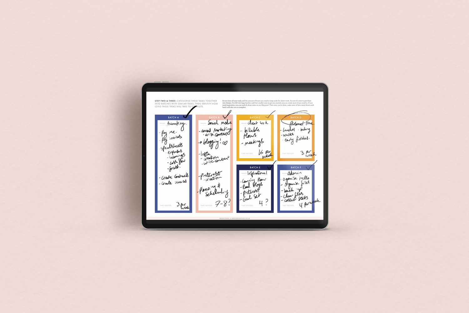 How to Structure your Design Schedule using the Task Batching Method ...