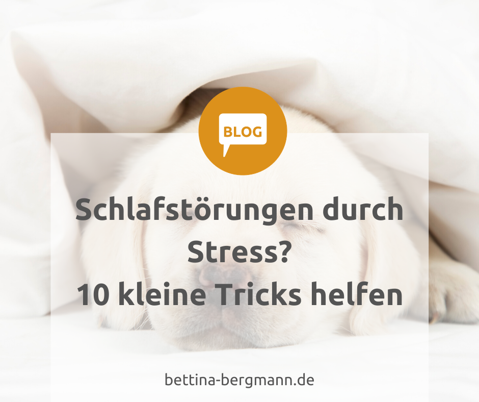 Schlafstörungen durch Stress? Diese Tipps helfen — Bettina Bergmann