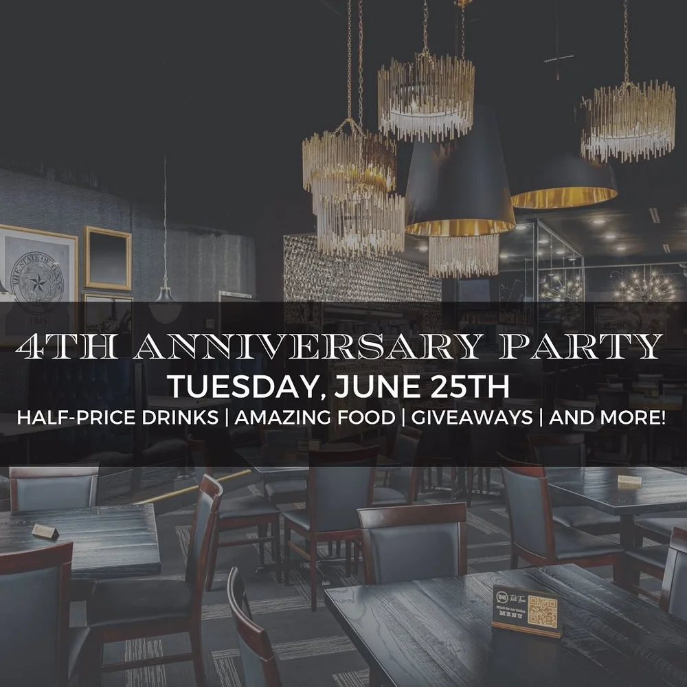 Celebrate the 4th Anniversary of 1845 Taste Texas on June 25th — 1845 ...