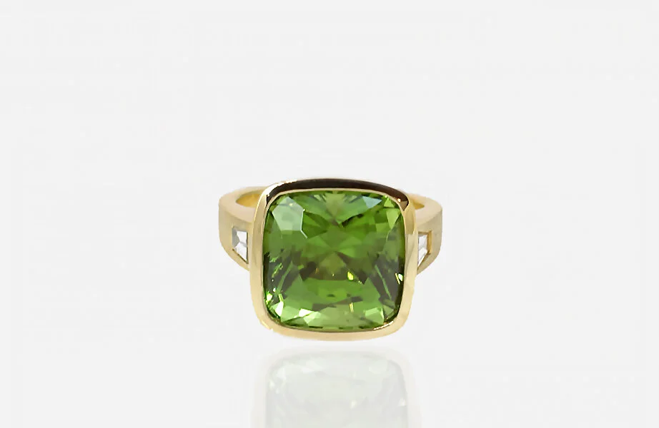 Peridot Ring — Claudia Endler Designs
