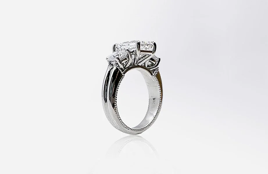 Trinity Prong Diamond Engagement Ring — Claudia Endler Designs