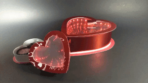Light-Up Valentine's Infinity Mirror Candy Boxes (with a hidden ...