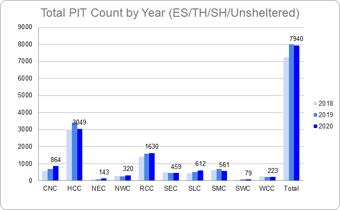 2020 Point-in-Time Count Results — Minnesota's HMIS