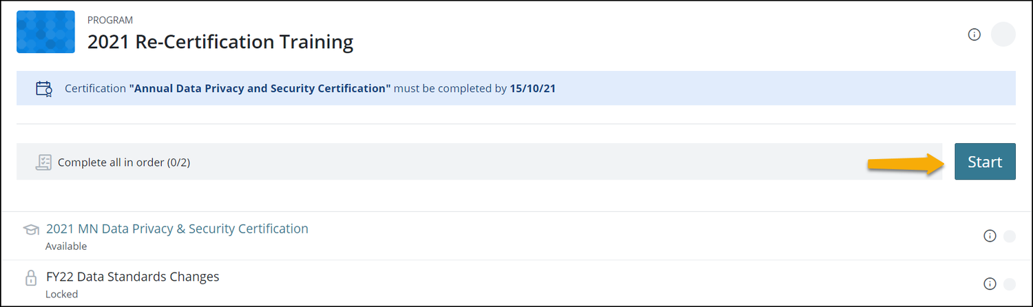 Now Available: Required Re-certification Training for All Users - Due ...