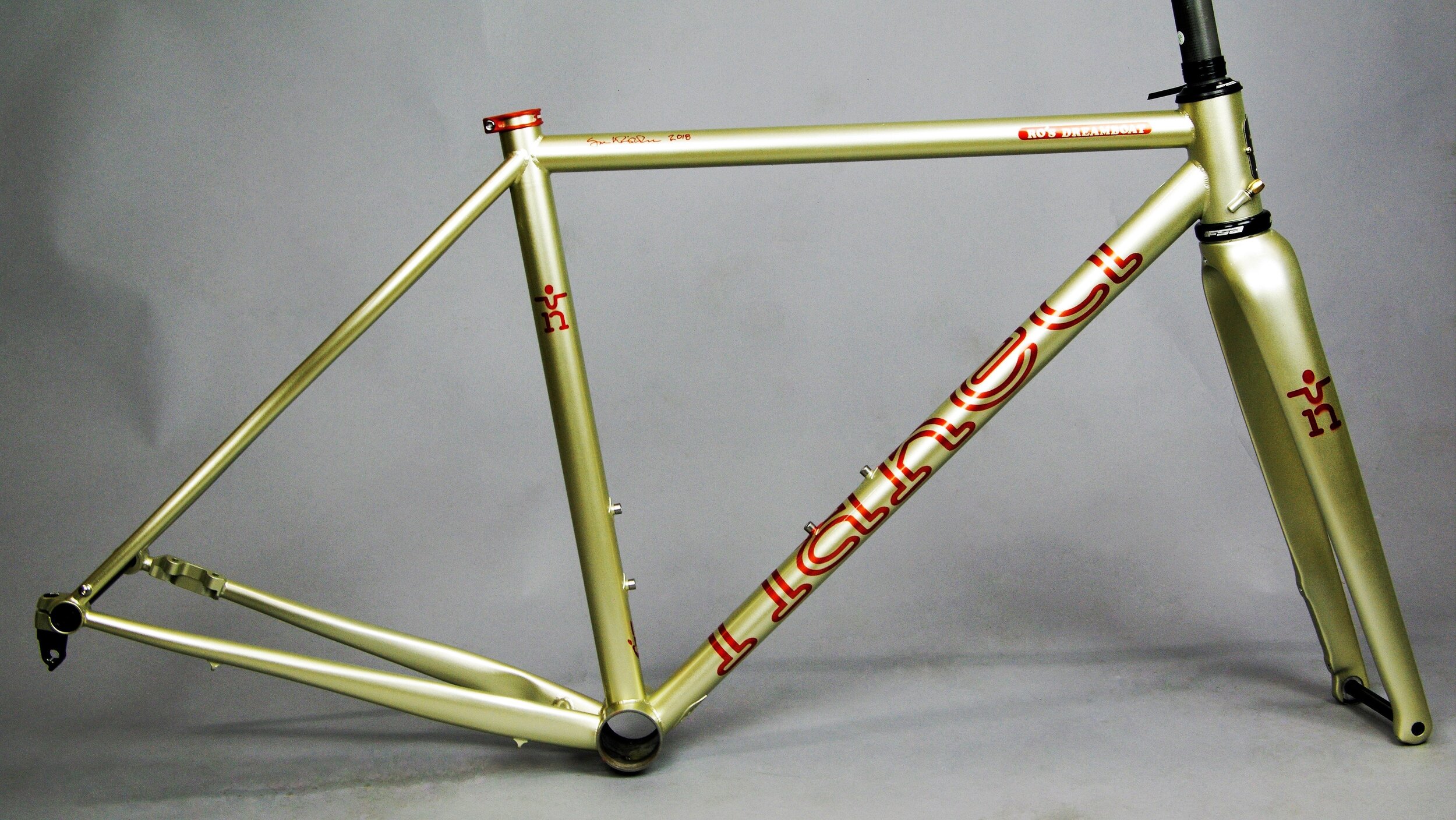 Rowan's Steel Cx frame — Naked Bicycles & Design