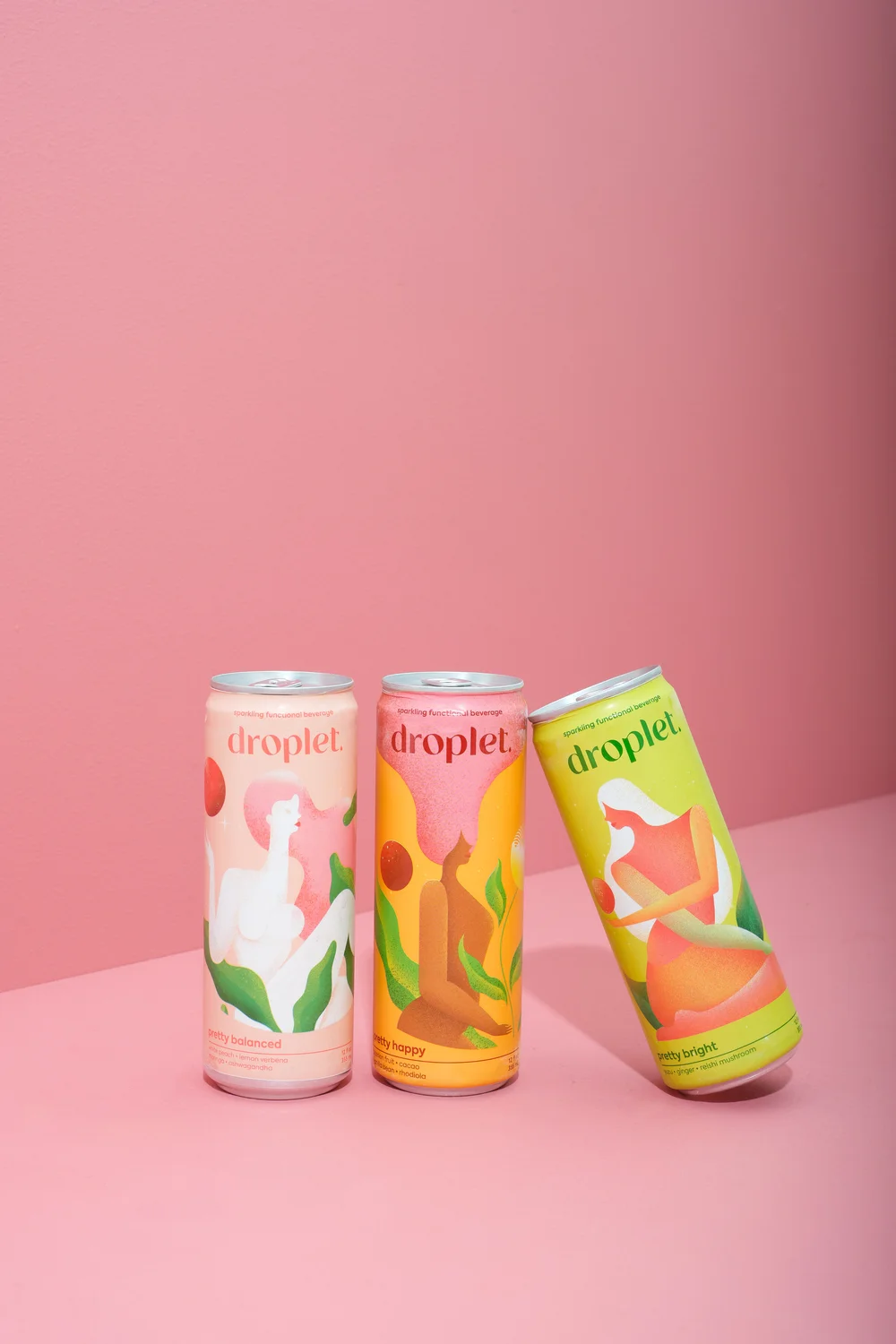 Droplet Sparkling Adaptogen Drinks | self-care in every sip | woman-owned