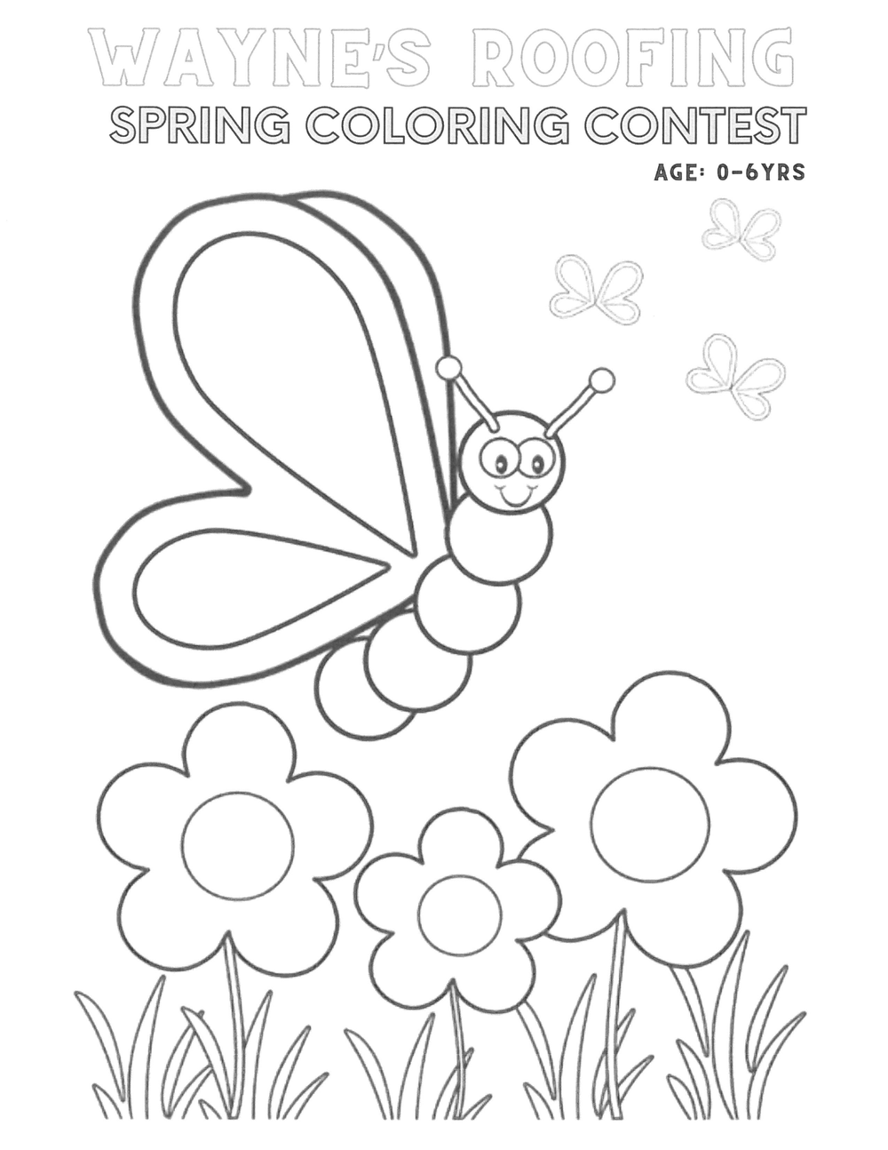 The 2024 Coloring Contest Is Here! — Wayne's Roofing