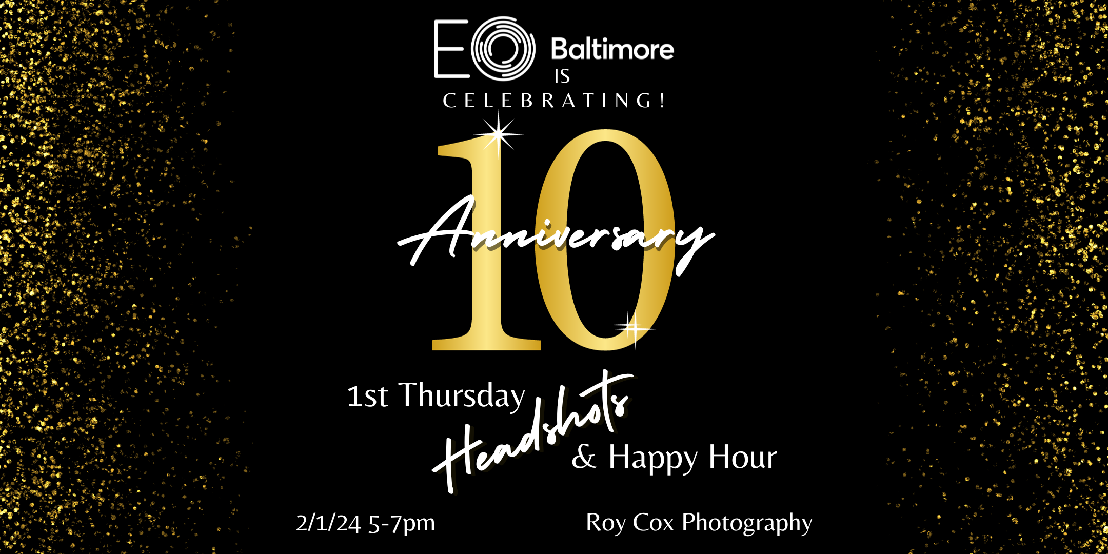 CHEERS to 10 YEARS! 1st Thursday Headshots & Happy Hour — EO Baltimore