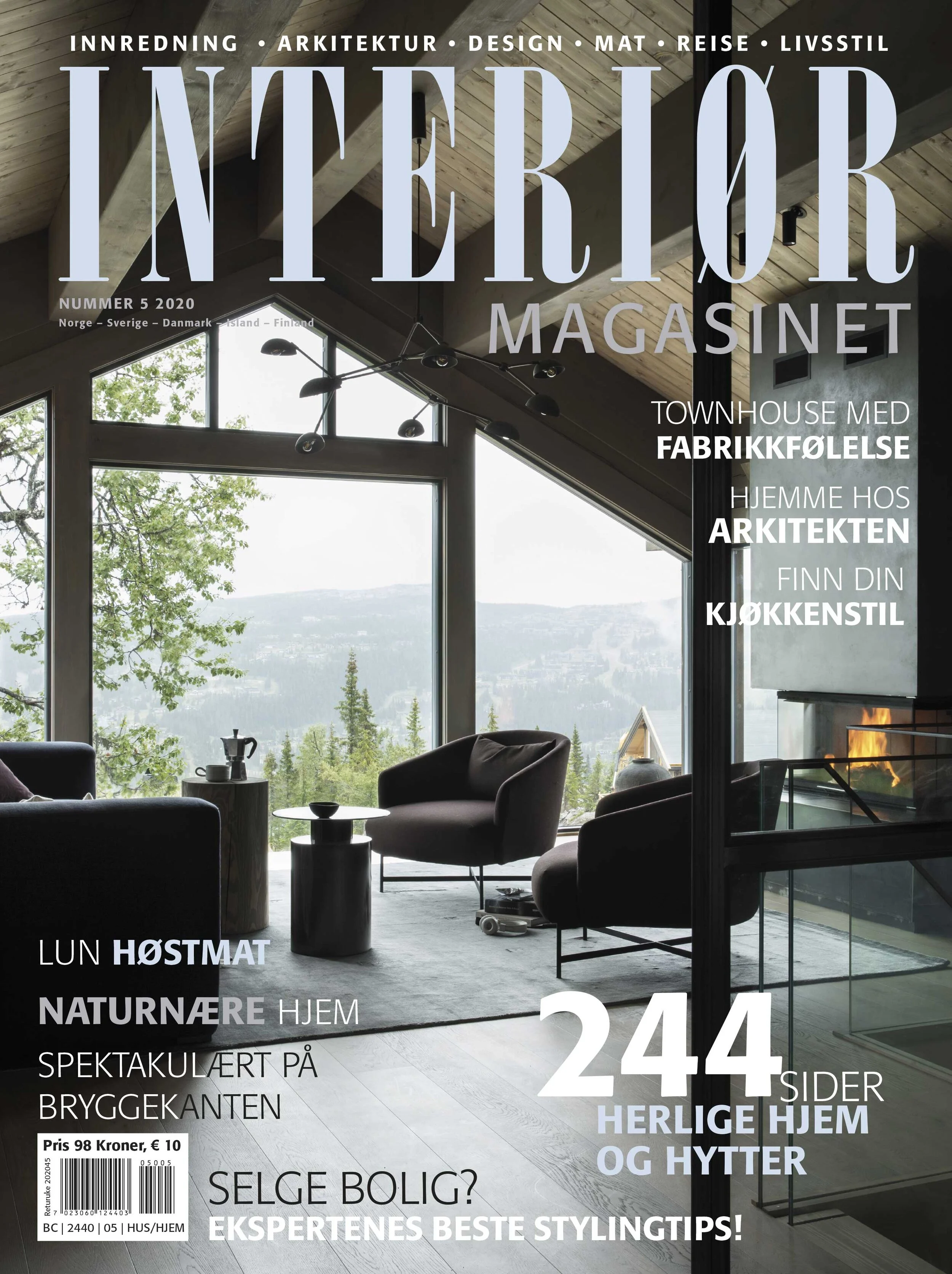 Interior Design Magazine Cover Page