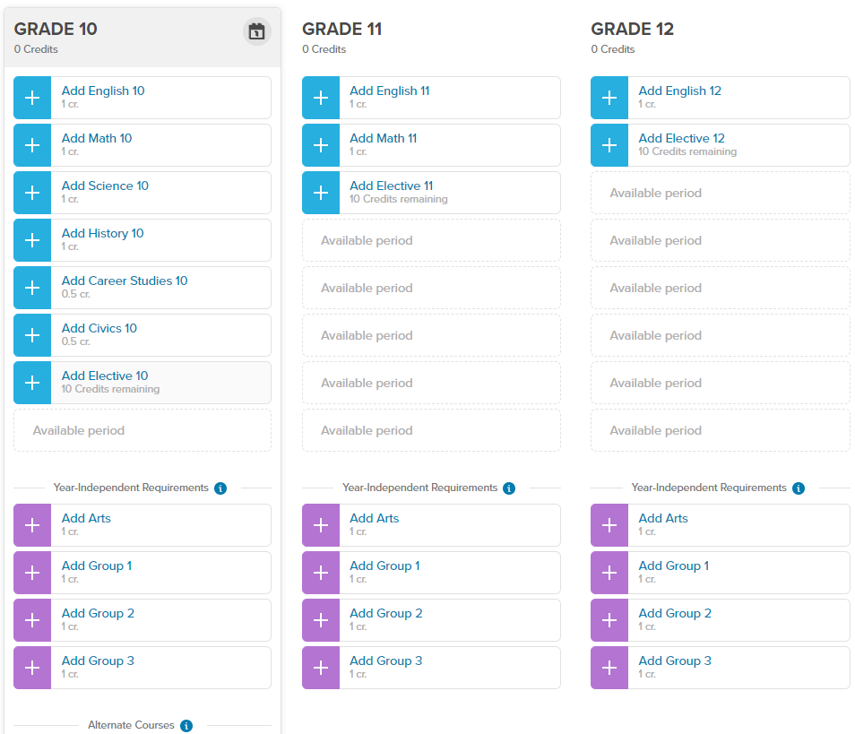 Choosing Courses — Eden Guidance
