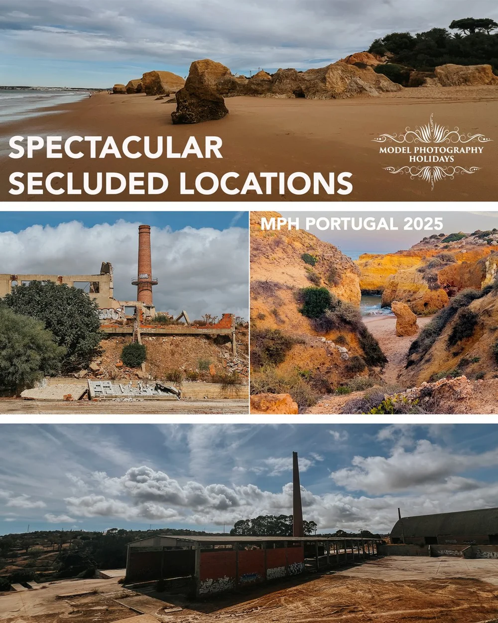 Model Photography Holidays — Portugal 2025 Workshop Price List