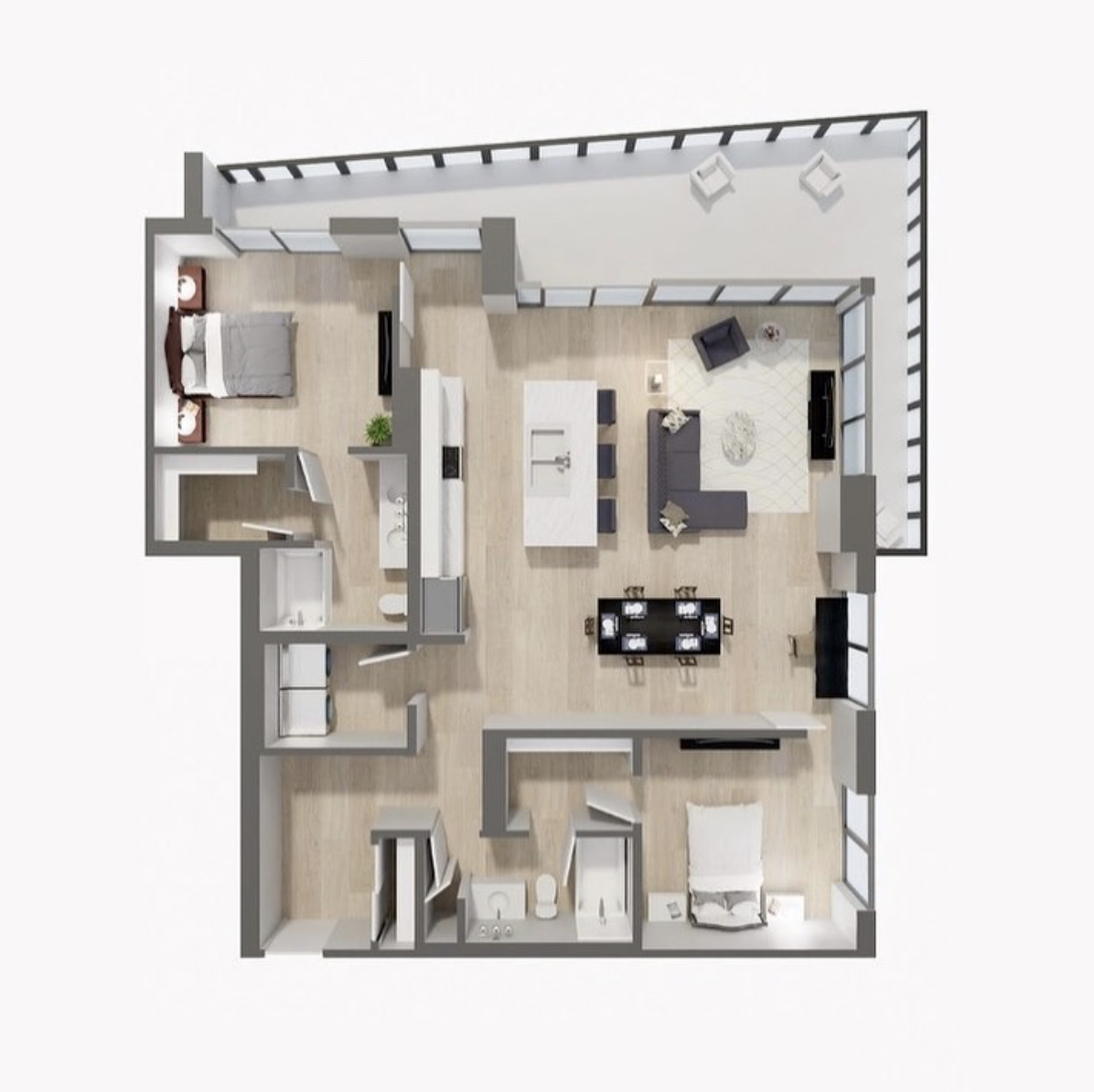 3D Top Down Floor Plans — Nanuk Technologies