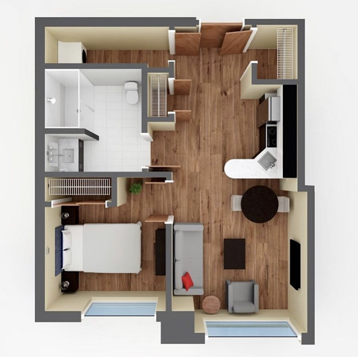 3D Top Down Floor Plans — Nanuk Technologies