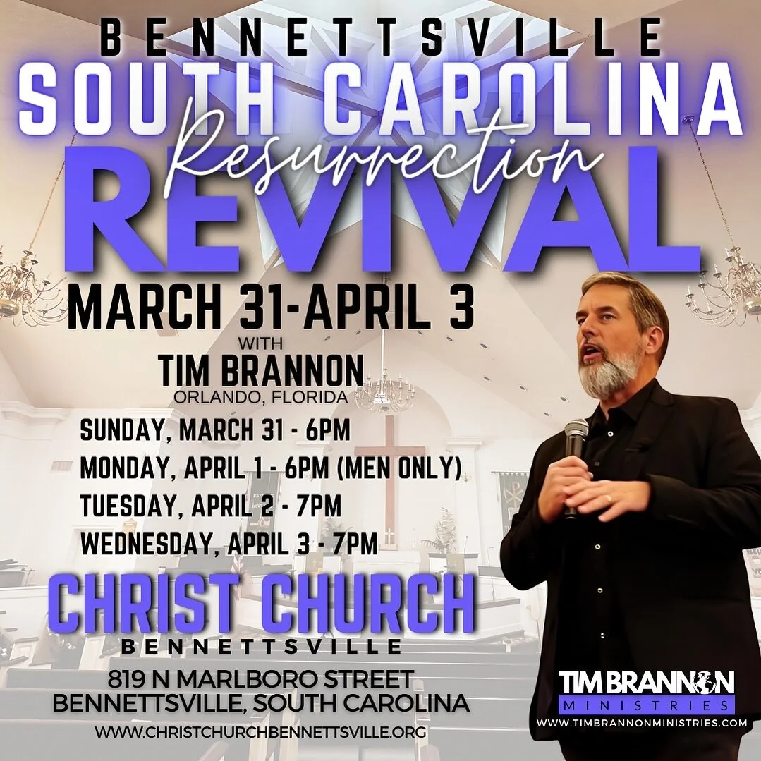 TIM BRANNON MINISTRIES
