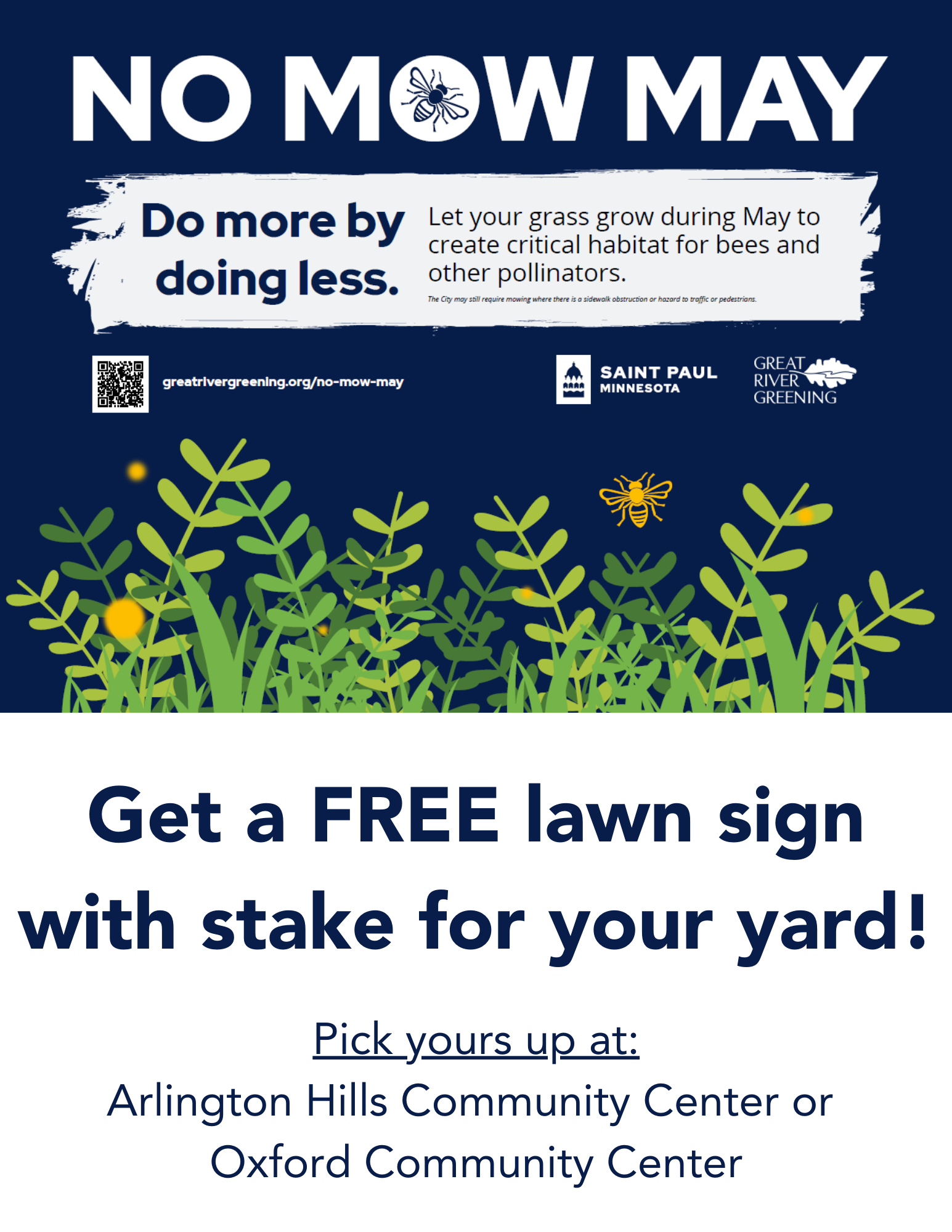 No Mow May — Great River Greening