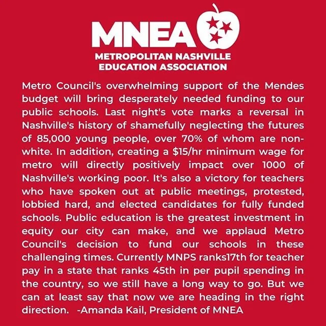 MNEA - Metropolitan Nashville Education Association