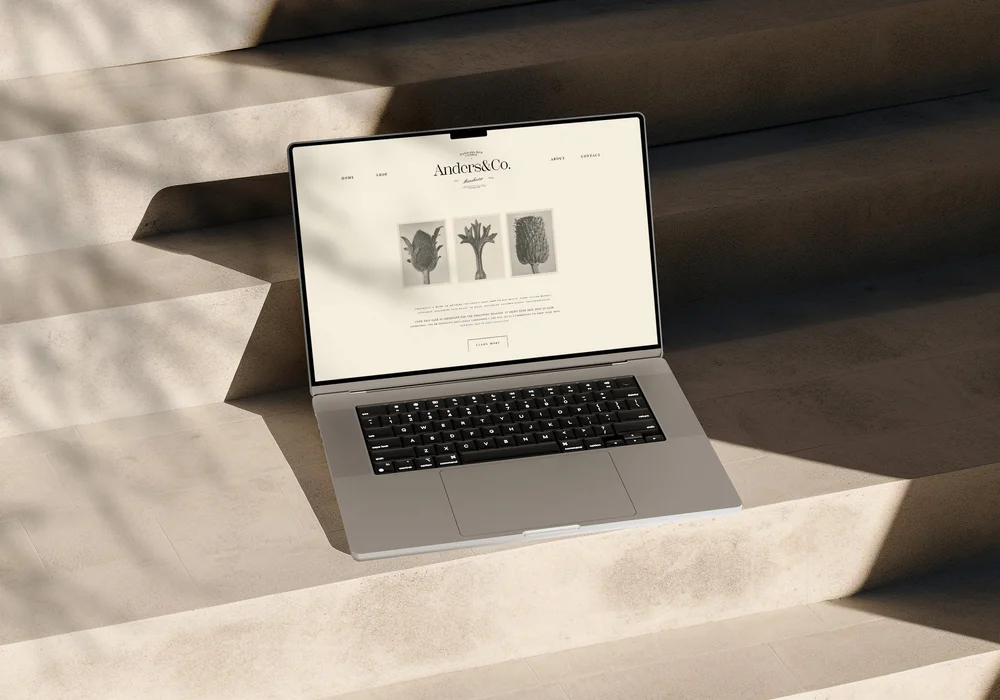 Macbook Pro 16" Mockup Freebie — Harmonais Visual