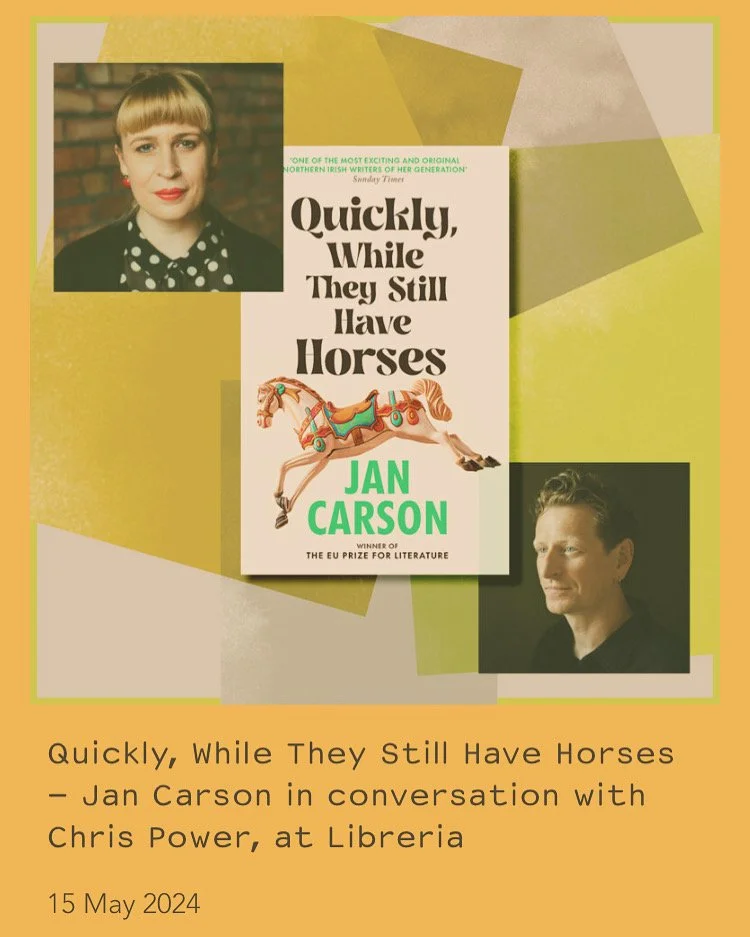 Speaking & Events — Jan Carson