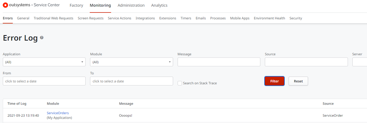 OutSystems Javascript API: Security and Logger — OSQuay